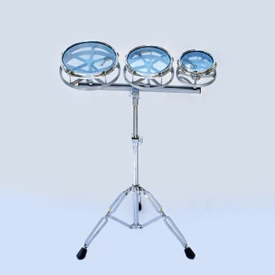 Remo Roto tom 8" and 10" with mounting bar and stand | Reverb