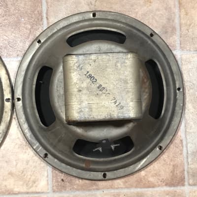 (2) Electro-Voice 12" Sentry Alnico Speaker Pair 1802 8838 | Reverb