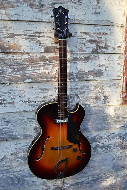 Guild T-100 Slim Jim 60's 3-Color Sunburst | Reverb