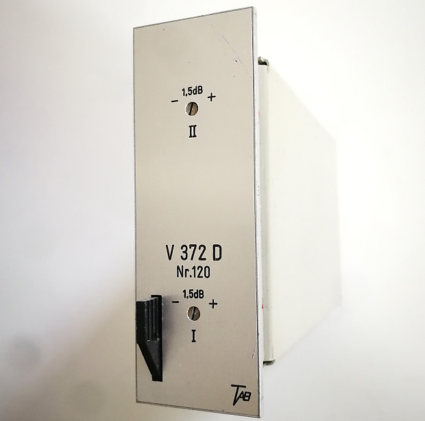 Vintage TAB V372D DUAL mic preamp - direct discrete heir of | Reverb