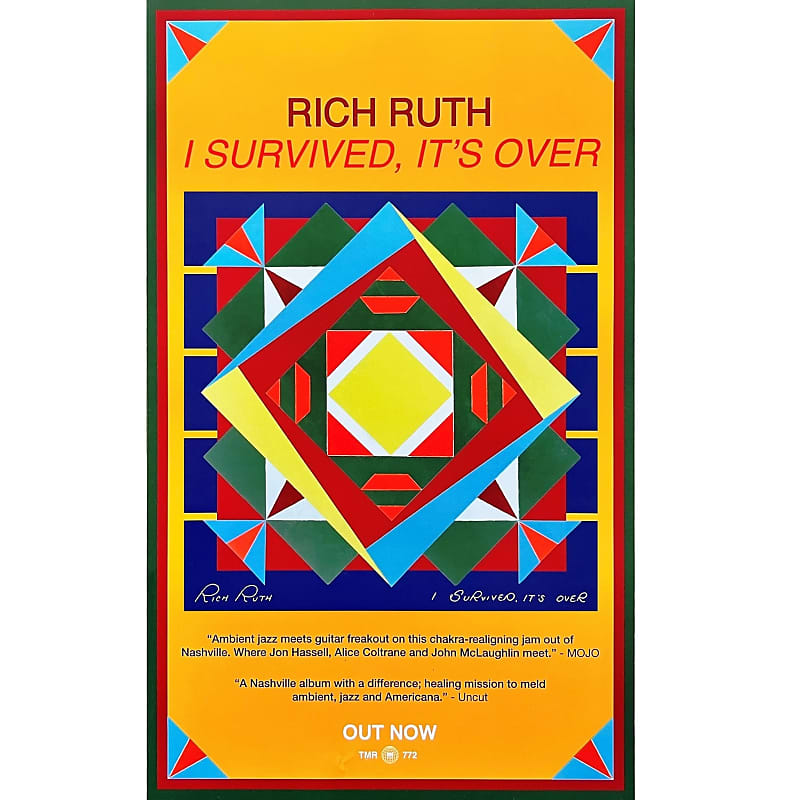 Rich Ruth I Survived, Its Over Ltd Ed RARE Tour Poster! | Reverb