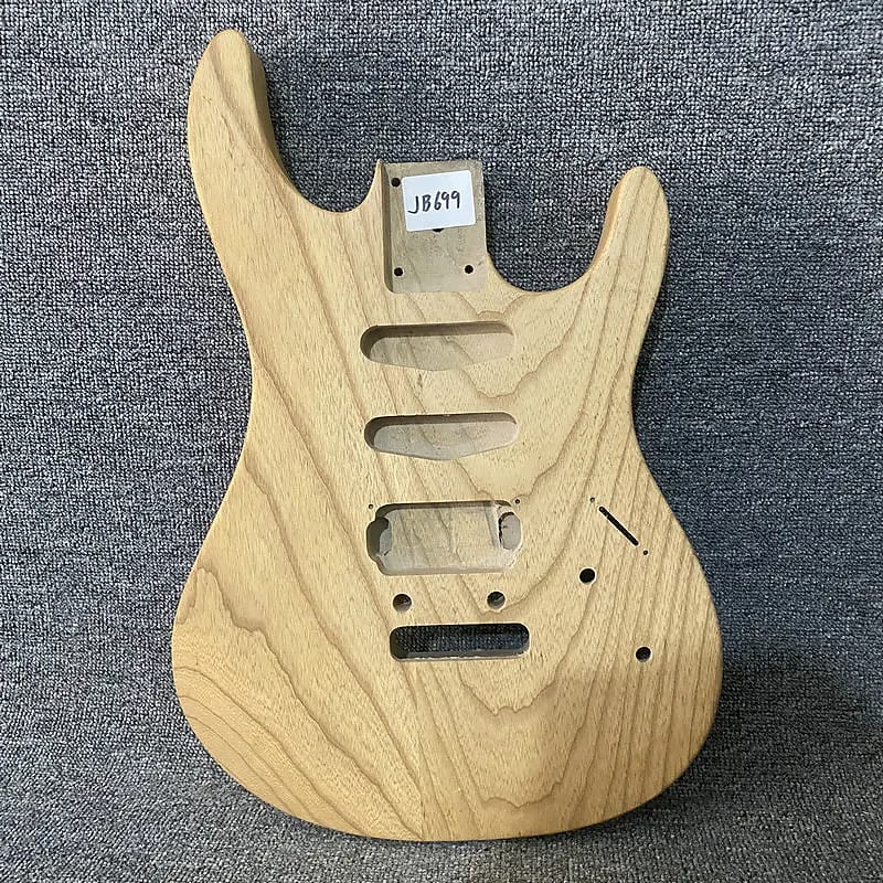 Ash Wood HSS Guitar DIY Project Body | Reverb