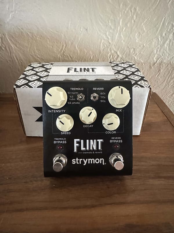 Strymon Flint Reverb and Tremolo V1 2012 - 2022 - Black with | Reverb