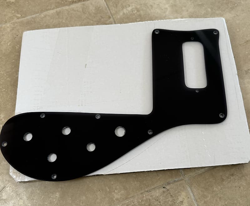 Rickenbacker 4001 Bass Handmade Black Plexiglass Pickguard | Reverb