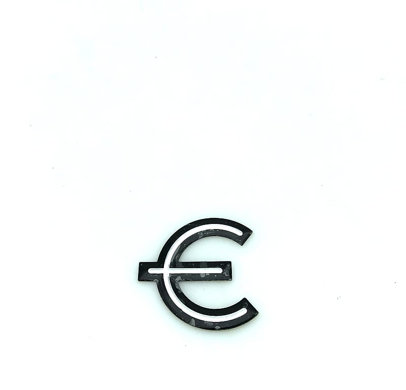 Epiphone E Logo Letters Blinkend Chroom A Z, &, @, 80mm Zs