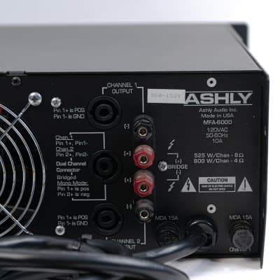 Ashly MFA-6000 Power Amplifier – Powerful and Versatile Audio | Reverb