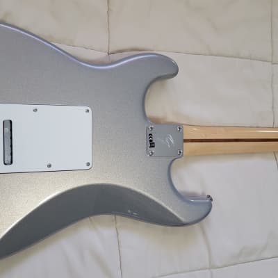 Fender Baritone Strat - Silver | Reverb