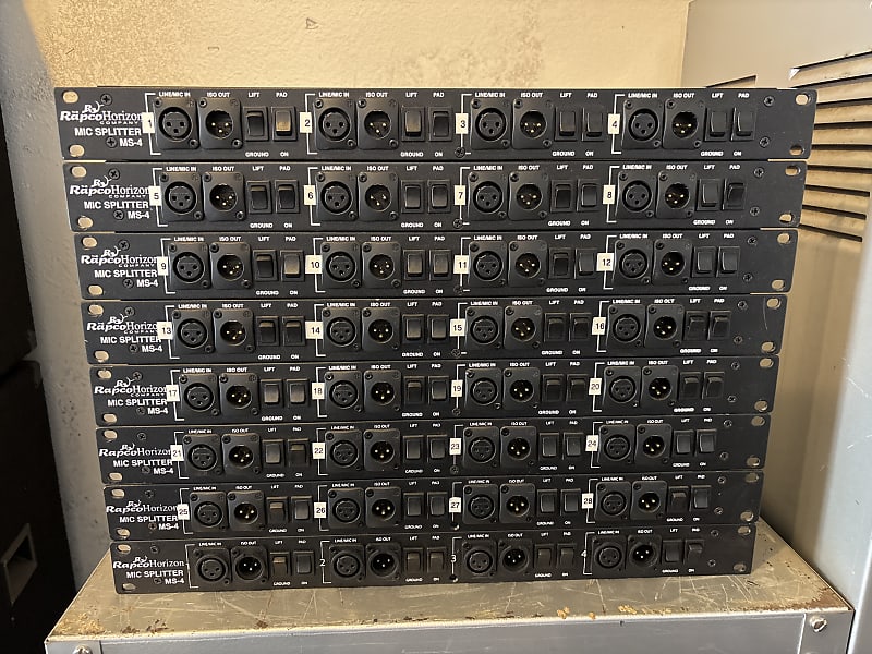 Rapco/Horizon MS-4 Mic Split MS-4 2012 - Black | Reverb