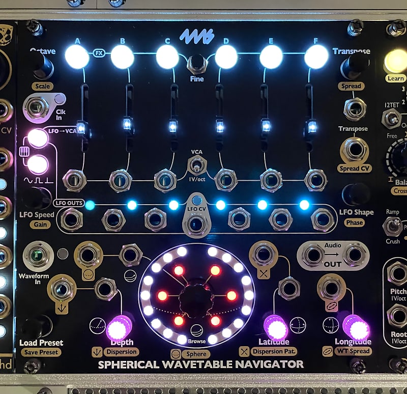 4ms Company Spherical Wavetable Navigator SWN 2021 Black | Reverb 4ms Company Spherical Wavetable Navigator SWN 2021 Black | Reverb