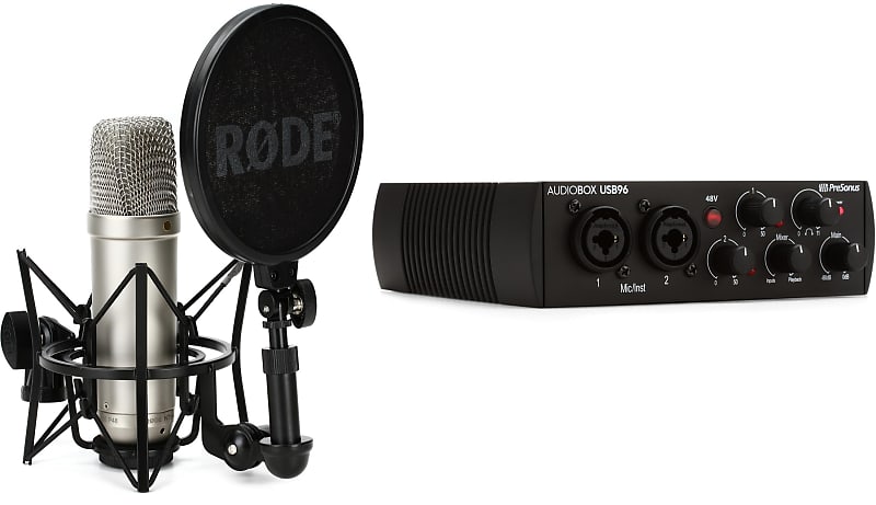 Rode NT1-A Large-Diaphragm Condenser Microphone Bundle with | Reverb