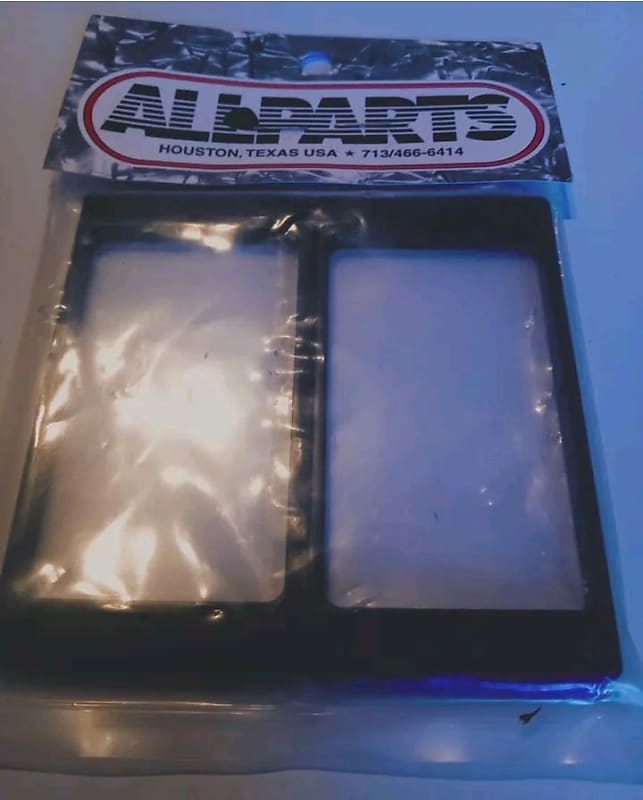 Real Authentic Ebony Humbucker Pickup Rings two per pack. | Reverb