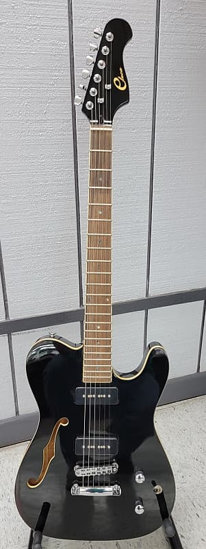 Eleca Thinline Telecaster Black | Reverb