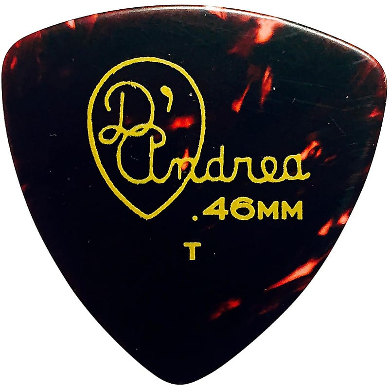 D'Andrea 346 Rounded Triangle Celluloid Guitar Picks - One | Reverb