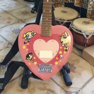 RARE 2002 Schecter Daisy Rock Powerpuff Girls Guitar w/ | Reverb