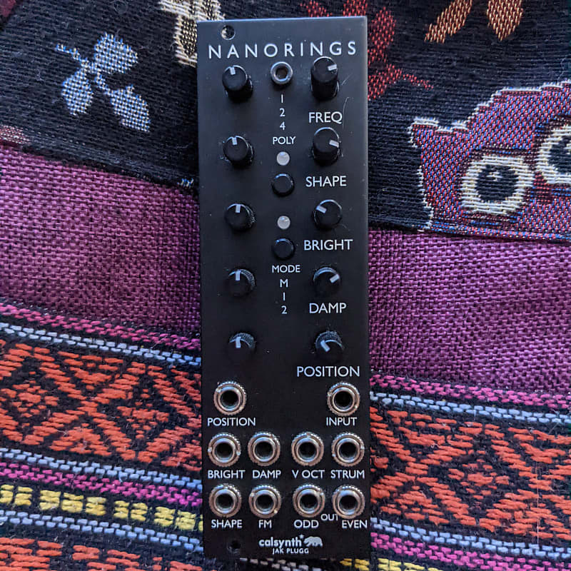 Calsynth NanoRings - 8hp Mutable Rings with black matte | Reverb