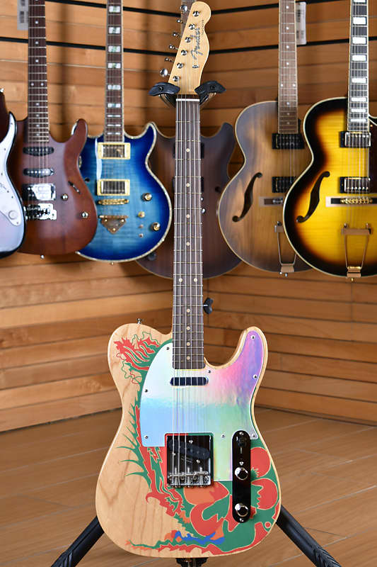 Fender Jimmy Page Telecaster Artist Series Dragon Natural | Reverb