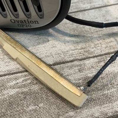 Ovation OP-20 preamp, complete with pickup and jack | Reverb