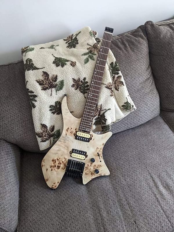 Earth Headless Guitar Burl Top Eart W-1 2020 Natural Burl | Reverb