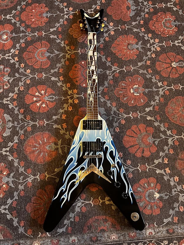 Dean Inferno V 2007 - Blue Flames | Reverb