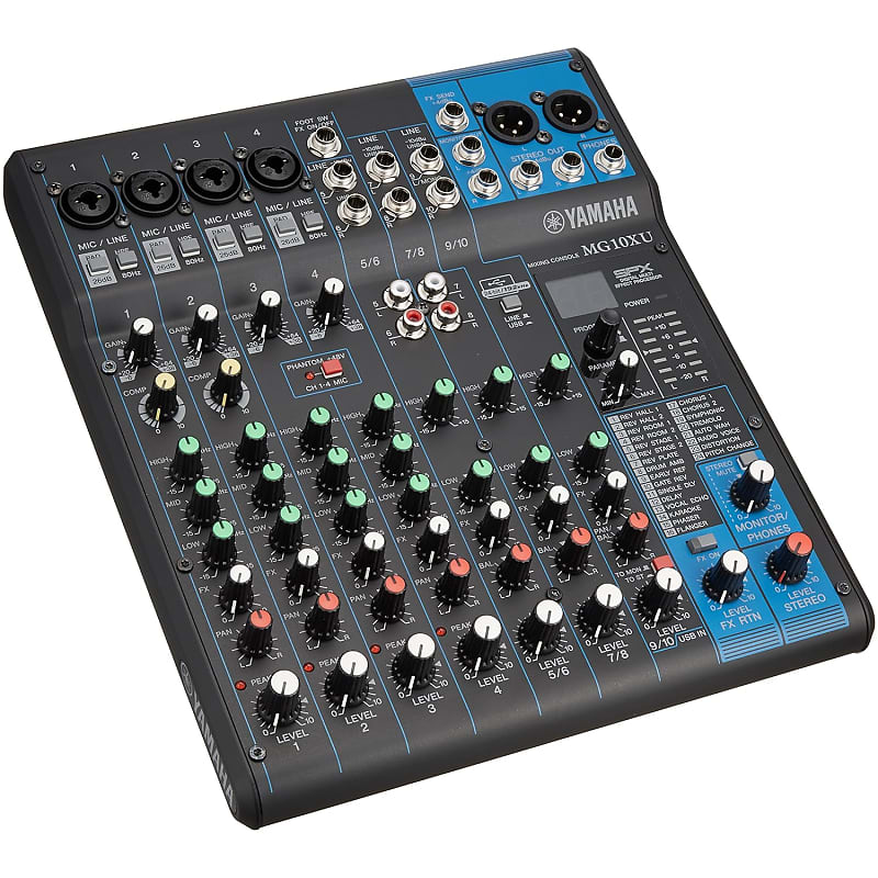 Mg10Xu Mixing Console - Compact Mixer With 10 Input Channels, | Reverb