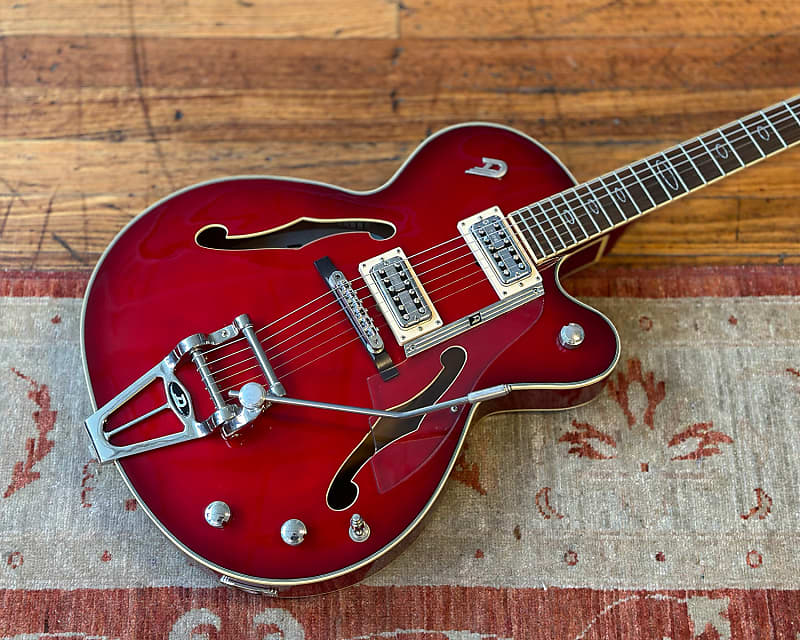 Duesenberg Imperial Red Burst Archtop | Reverb
