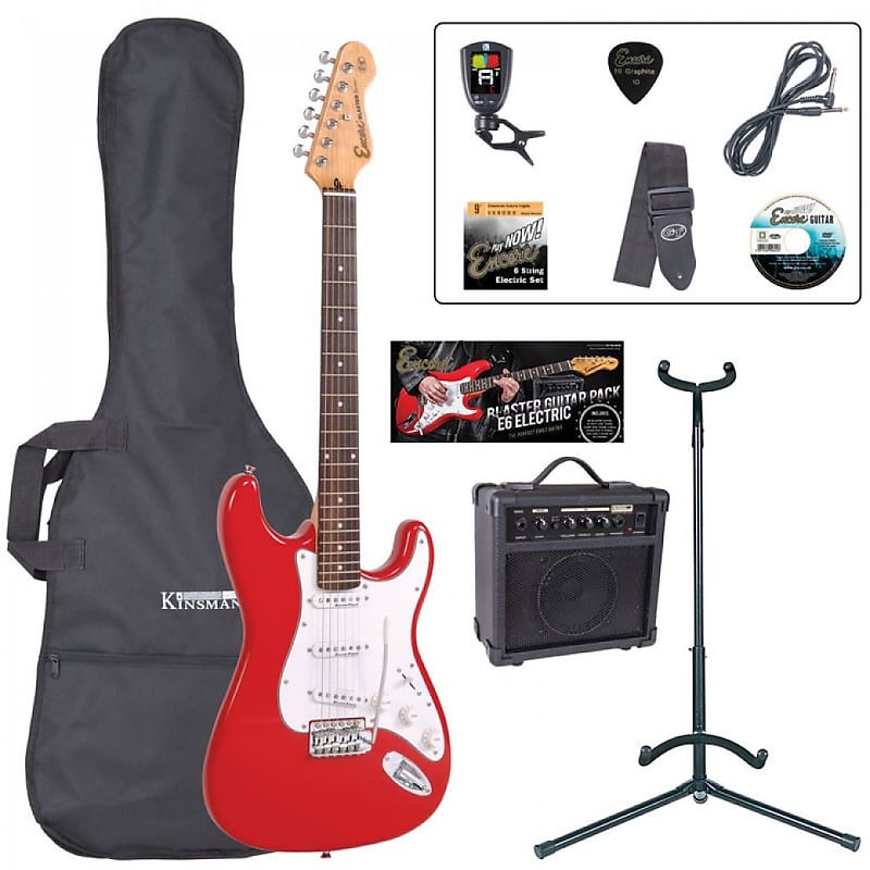 Encore E6 Electric Guitar Pack - Red | Reverb UK