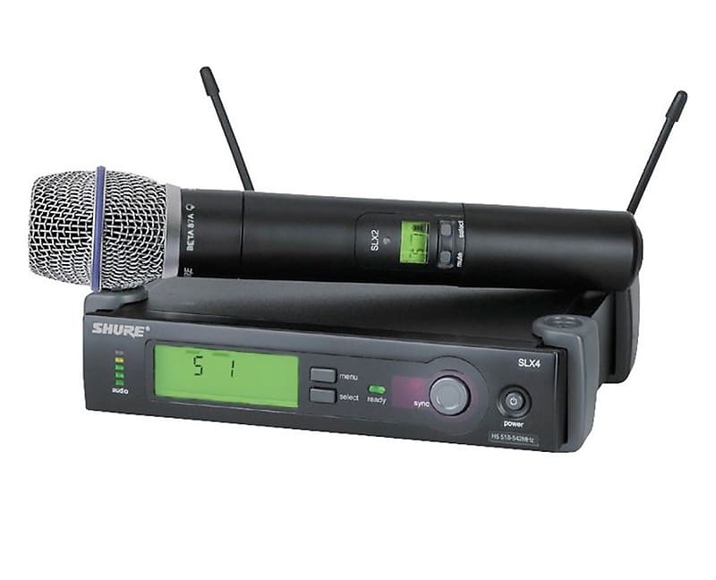 Shure SLX24/BETA87A-G5 Handheld Wireless System G5 (494-518 | Reverb