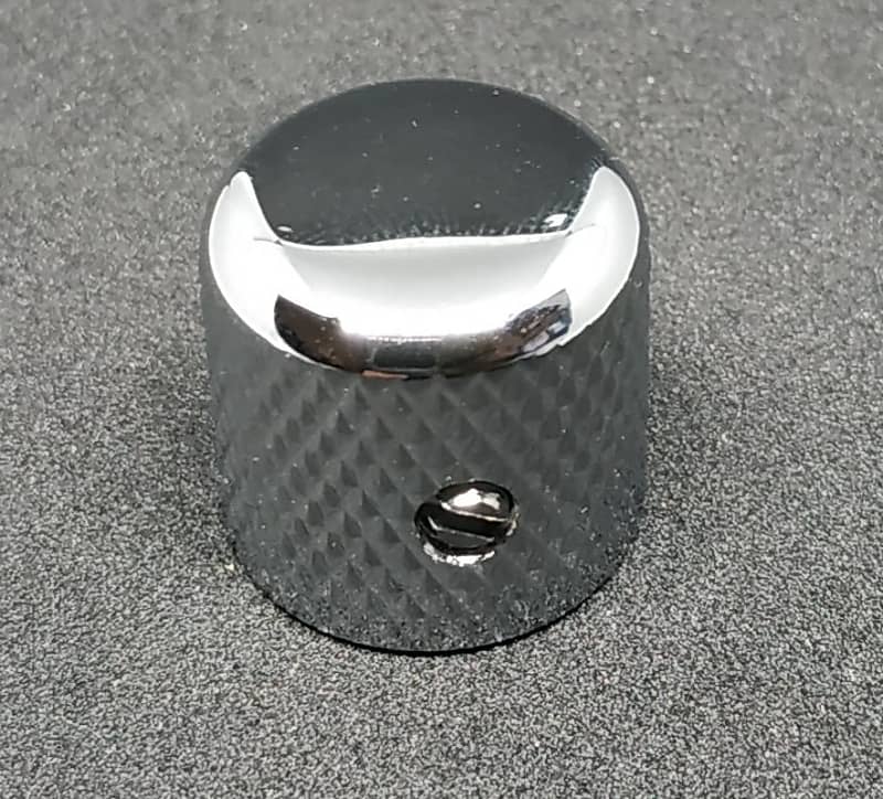 1 Chrome Big Grip Telecaster Metal Dome Knobs for | Reverb Deutschland