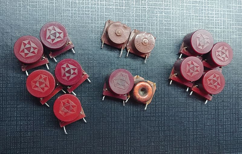 Vox Organ Inductors (Lot Of 13) TDK Stack Of Dimes 1968 1969 | Reverb
