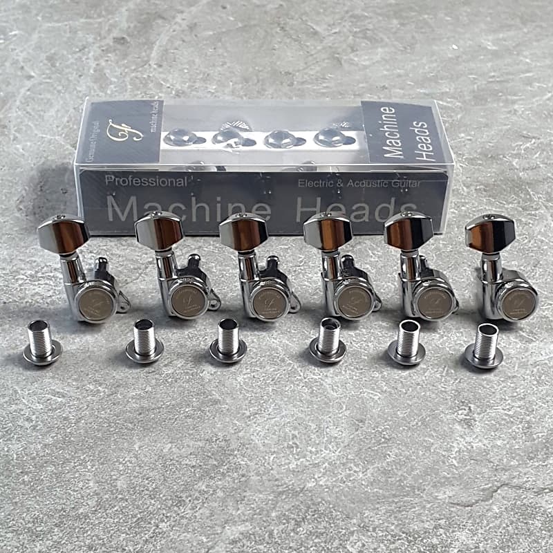 Locking Tuners professional F-Series Machine Heads! Chrome - | Reverb