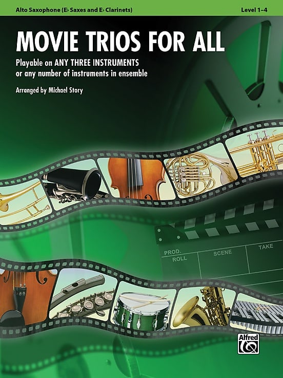 Movie Trios for All - Alto Saxophone | Reverb