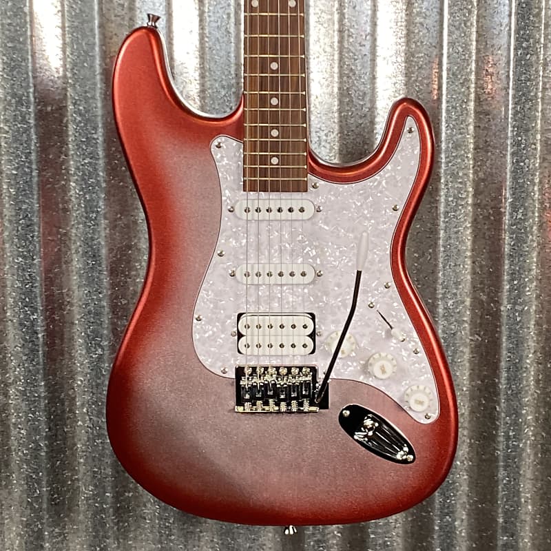 Musily MST-1 Strat Style HSS Guitar Candy Apple Redburst & | Reverb