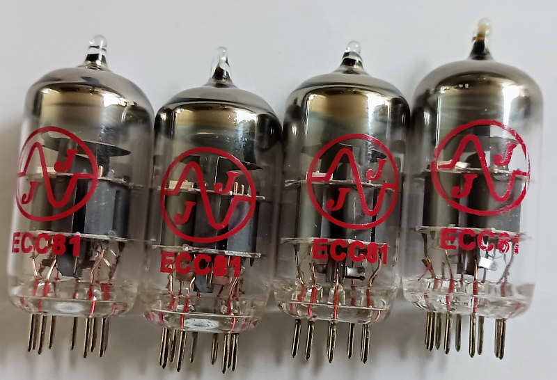 JJ Electronic ECC81 (12AT7) Listing is for 4 tubes. Smaller | Reverb