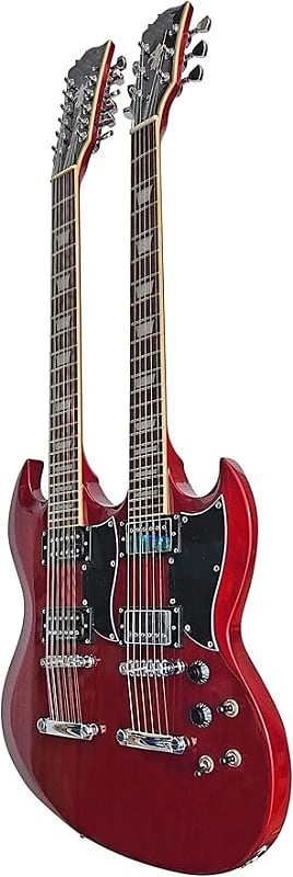 18 String Electric Guitar, Right, Trans Red | Reverb