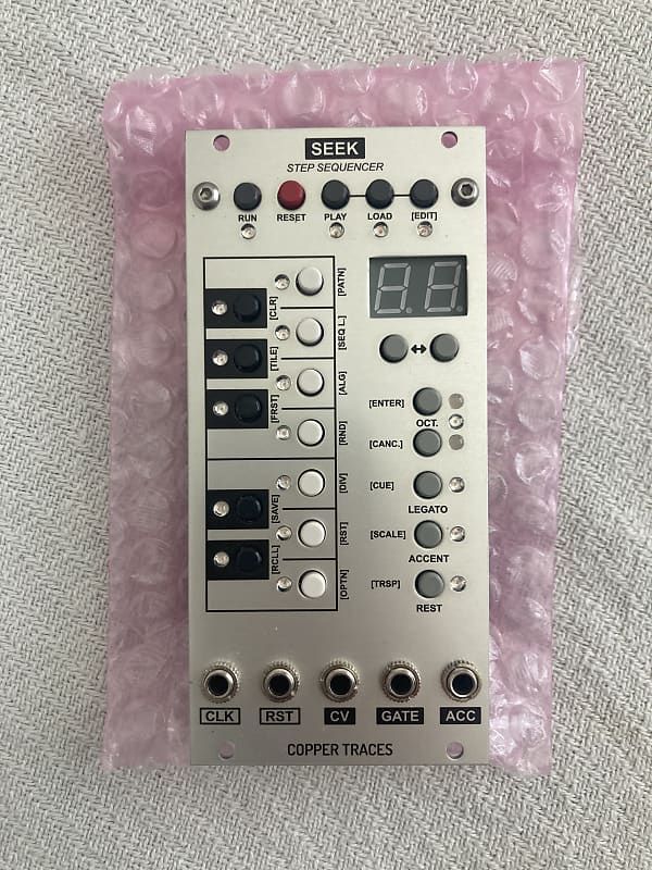 Copper Traces Seek 64-Step Sequencer | Reverb