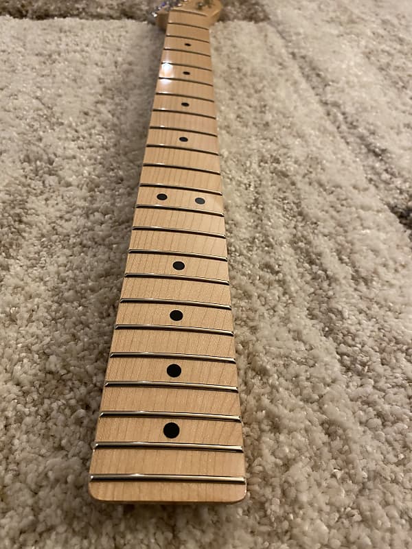 Not your average Loaded Squier Neck - 22 fret / fender Squier | Reverb