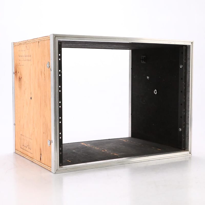 8U 8-Space Wooden Desktop Studio Rack Case #50598 | Reverb