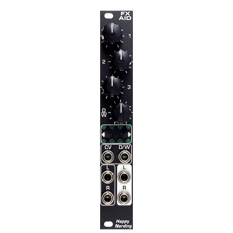 Happy Nerding FX Aid Eurorack Multi-Effects Module (Black) | Reverb