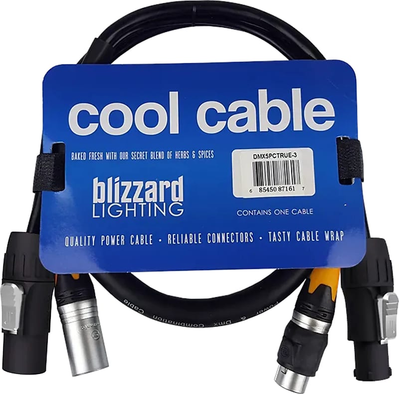 Blizzard Lighting DMX5PCT-6 powerCON TRUE1 5-Pin DMX Combo | Reverb