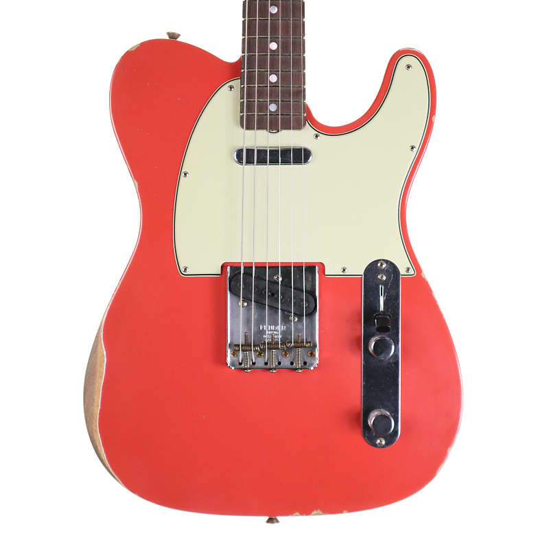 Fender Custom Shop 1964 Telecaster Relic Aged Fiesta Red | Reverb UK