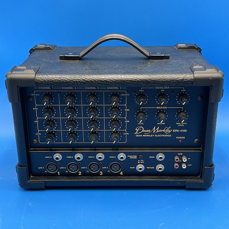 Dean Markley KPA-4100 4 Channel 100 Watt PA System Mixer | Reverb