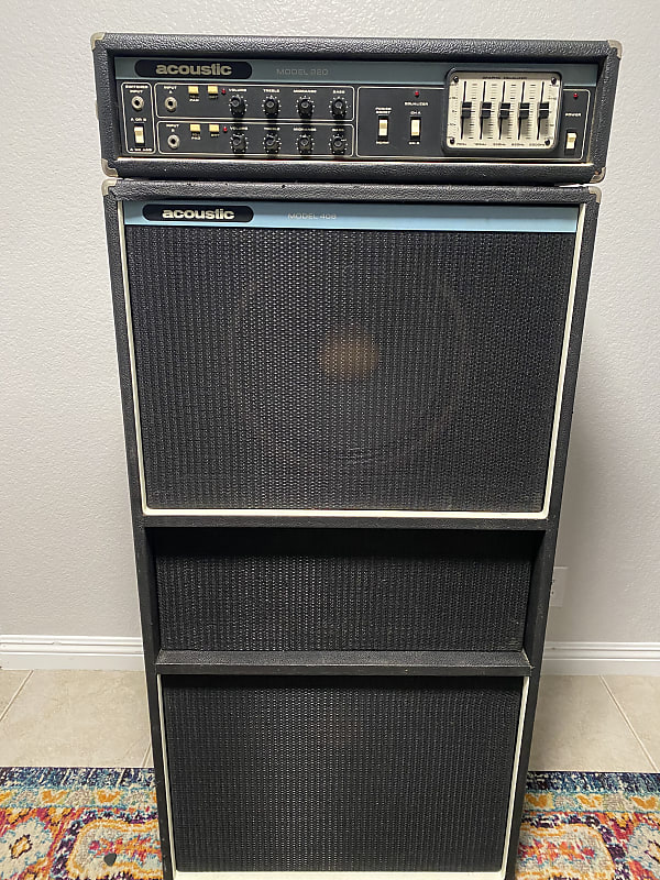 Acoustic Control Corporation 320 Amp & 408 Cabinet | Reverb