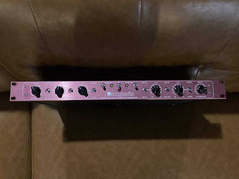 PAIR Langevin Discrete Dual Mono Microphone Preamp 2010s Red | Reverb