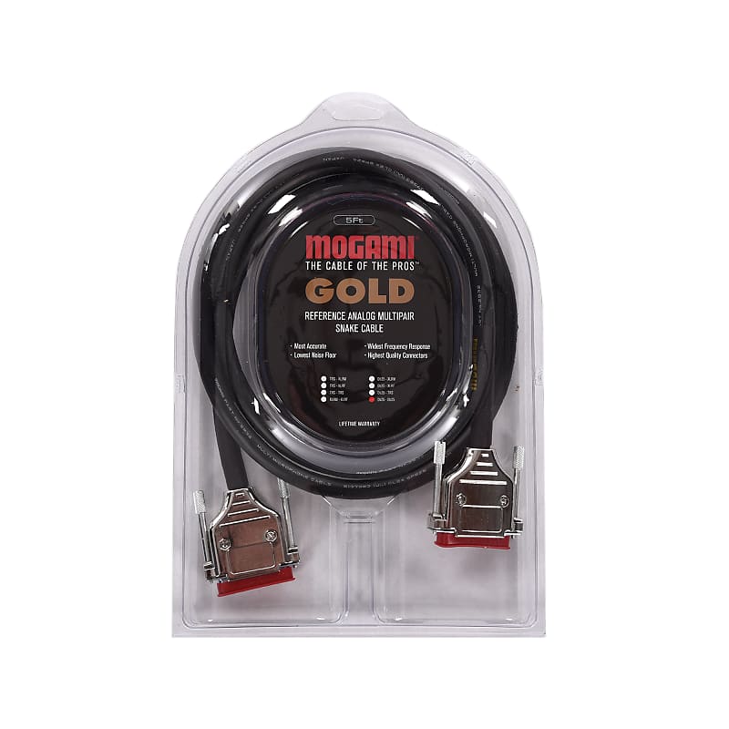 Mogami Gold DB25-DB25 8-channel Analog Interface Cable 5' | Reverb