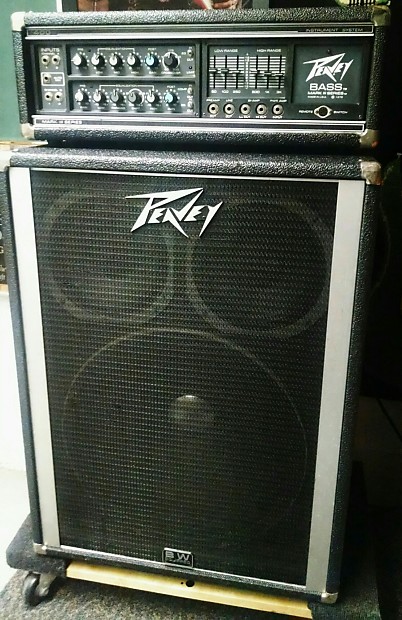 Peavey Mark III Bass Head 400BH 1980 Black Tolex And 1810 | Reverb