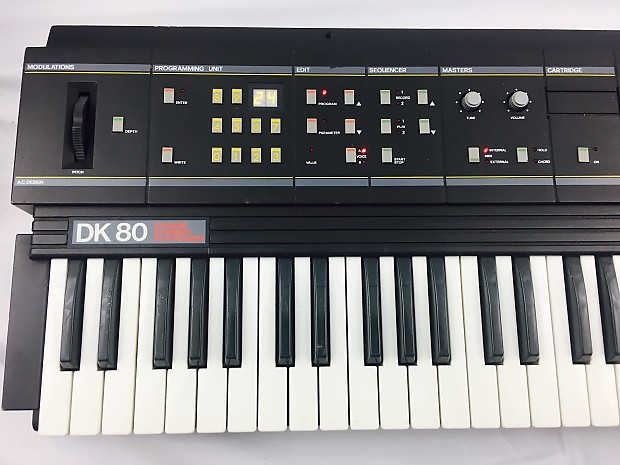 Siel DK-80 Vintage Analog Synthesizer, 1980s | Reverb