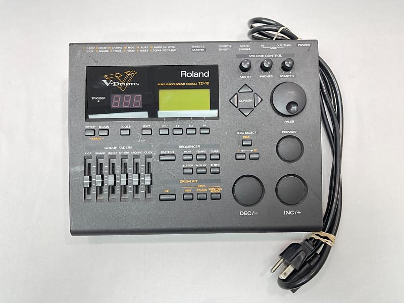 Roland TD-10 Drum Sound Module w/ TDW-1 Expansion | Reverb