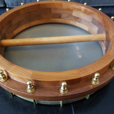 Custom Hardwood Fretless 12-inch Open Back Banjo with Rickard | Reverb