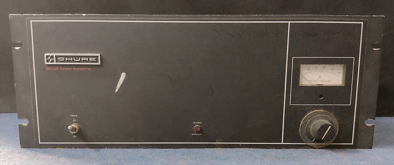 Shure SR105B Vintage Power Amp 200w RMS (USA 110v) | Reverb
