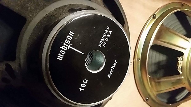 MADISON ARCHER 16 OHM SPEAKER Black/White | Reverb UK